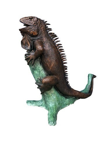 Bronze Iguana Fountain Statue – timelessbronze.com