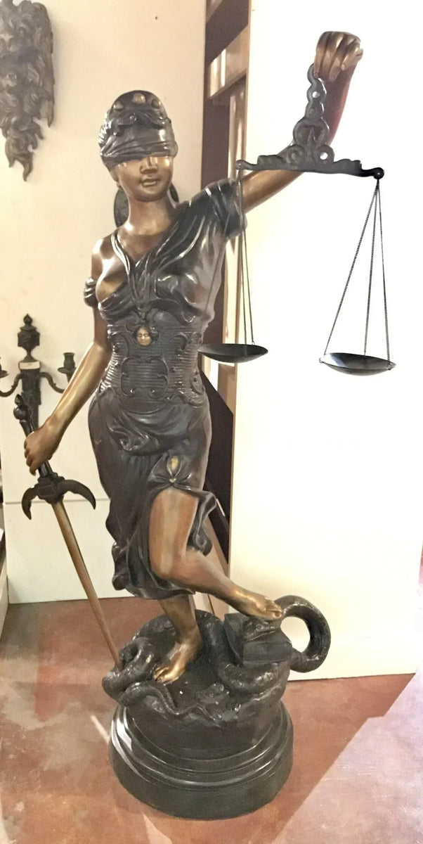 Lady Justice Bronze Statue – Legal Symbol for Courtrooms & Offices ...