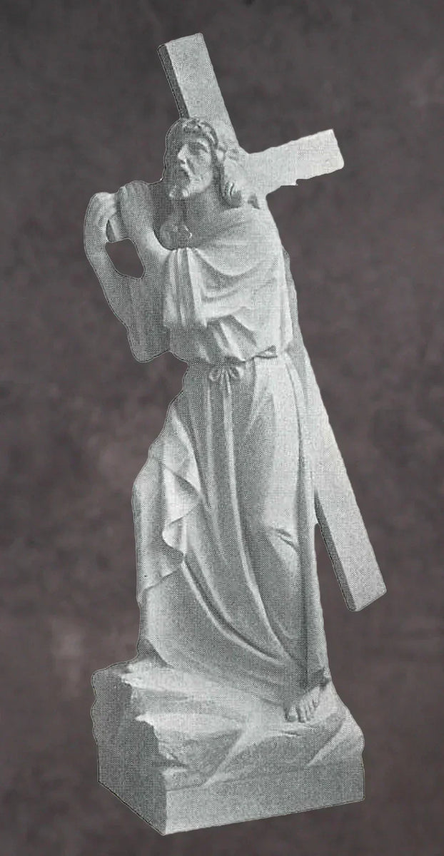 Premium White Marble Jesus Statue for Catholic Church – timelessbronze.com