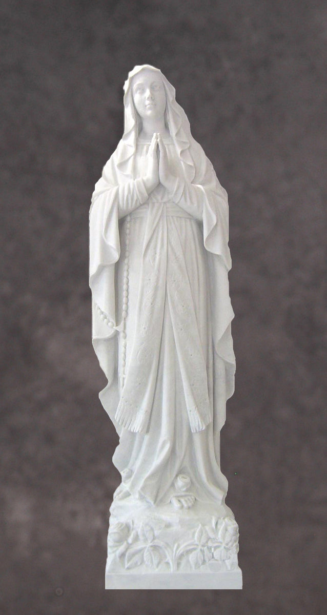 Our Lady of Lourdes Granite Statues – timelessbronze.com