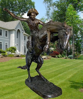 Bronco Buster Statues – Tabletop to Life Size Remingtons ...