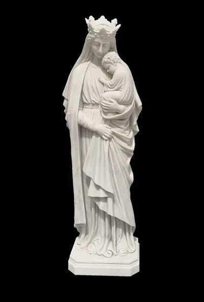 Mary and Baby Jesus Marble Statue | Pieta Statues and Reproductions ...