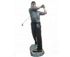 Bronze Golf Statues | Life Size Golf Sculptures on Sale | Golf Caddy ...