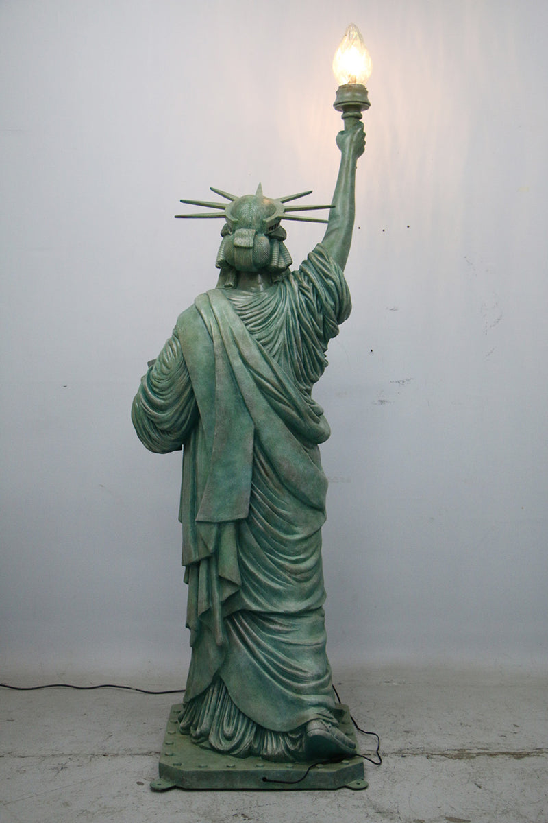 Life Size Statue of Liberty Lamp Light - 107” – timelessbronze.com