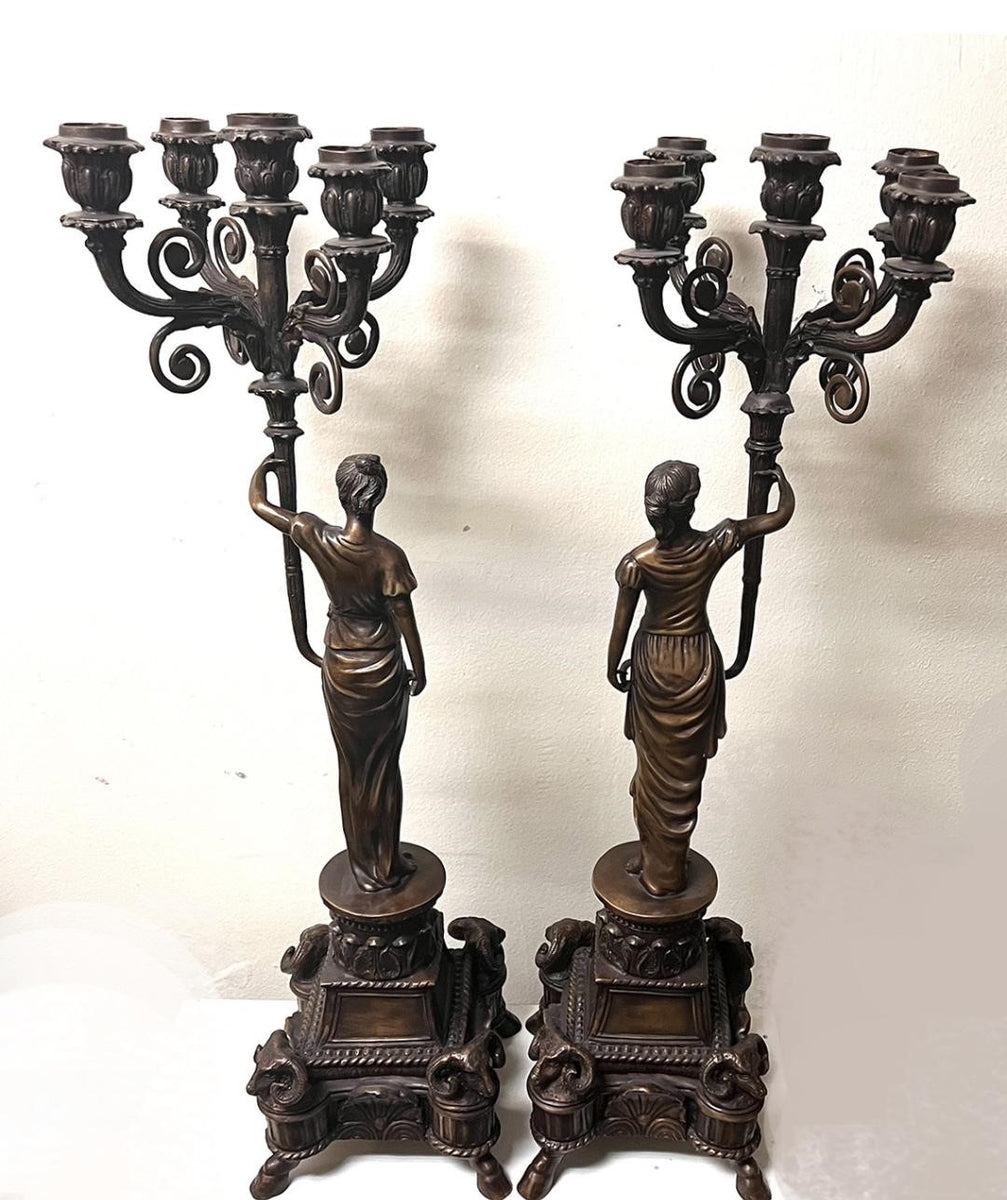 Classical Verona Candelabra with 5 Candle Holders – timelessbronze.com