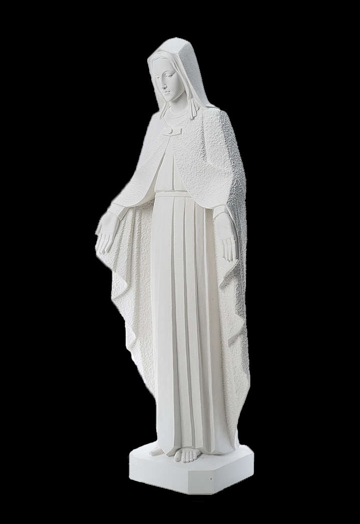 Life Size Our Lady of Grace Solid Marble Statue – timelessbronze.com