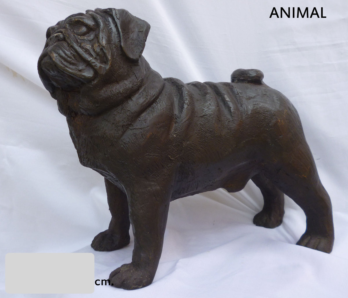 Antique Bronze Pug Statue – timelessbronze.com