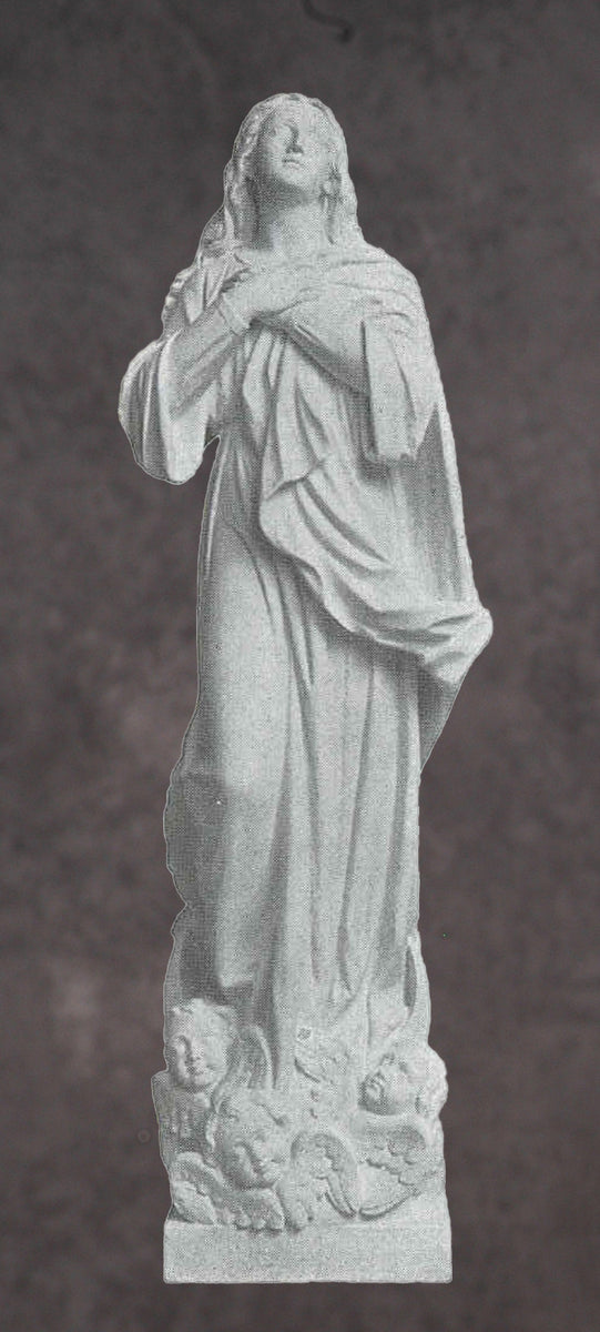 Our Lady of the Immaculate Conception Marble Statue Style 2 ...