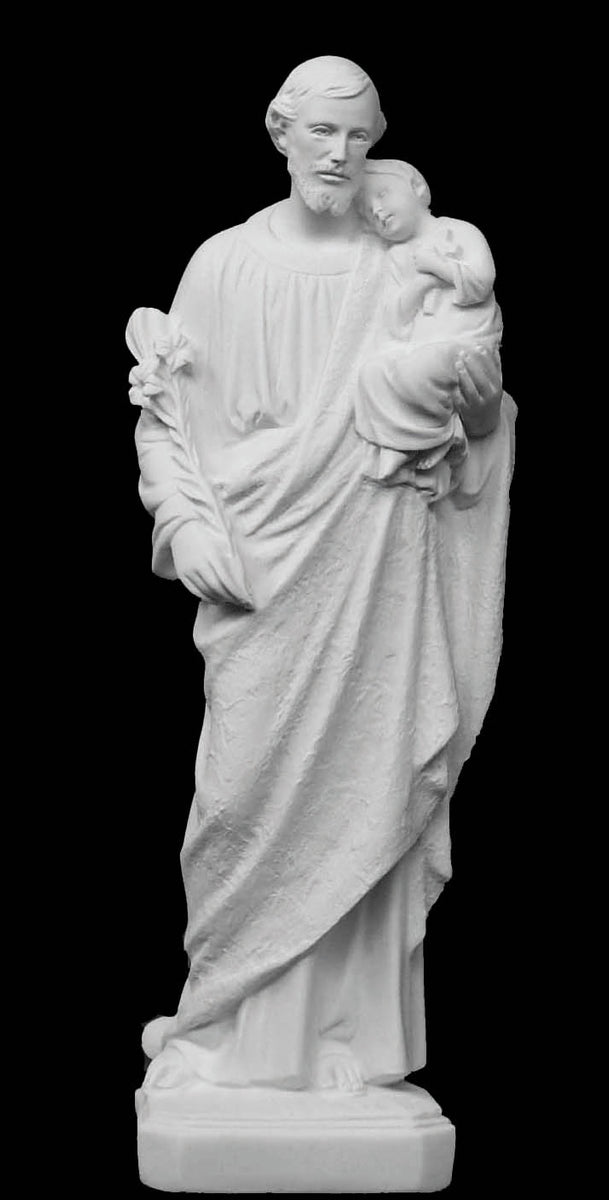 Saint Joseph with Child Statue - 20”H – timelessbronze.com