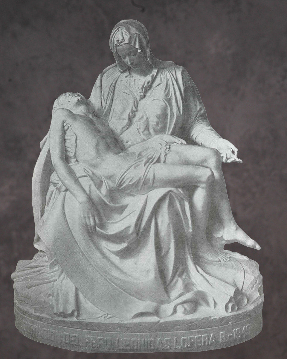 Pieta Statue Reproduction by Michelangelo in Granite Style 2 ...
