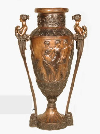 Large Bronze Greek Vase with Two Handles – timelessbronze.com