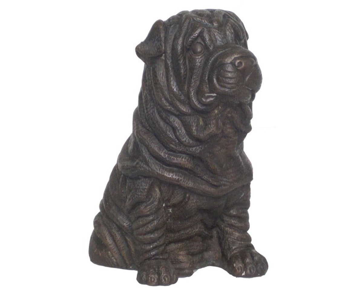 Bronze Shar-Pei Statue & Figurine – timelessbronze.com