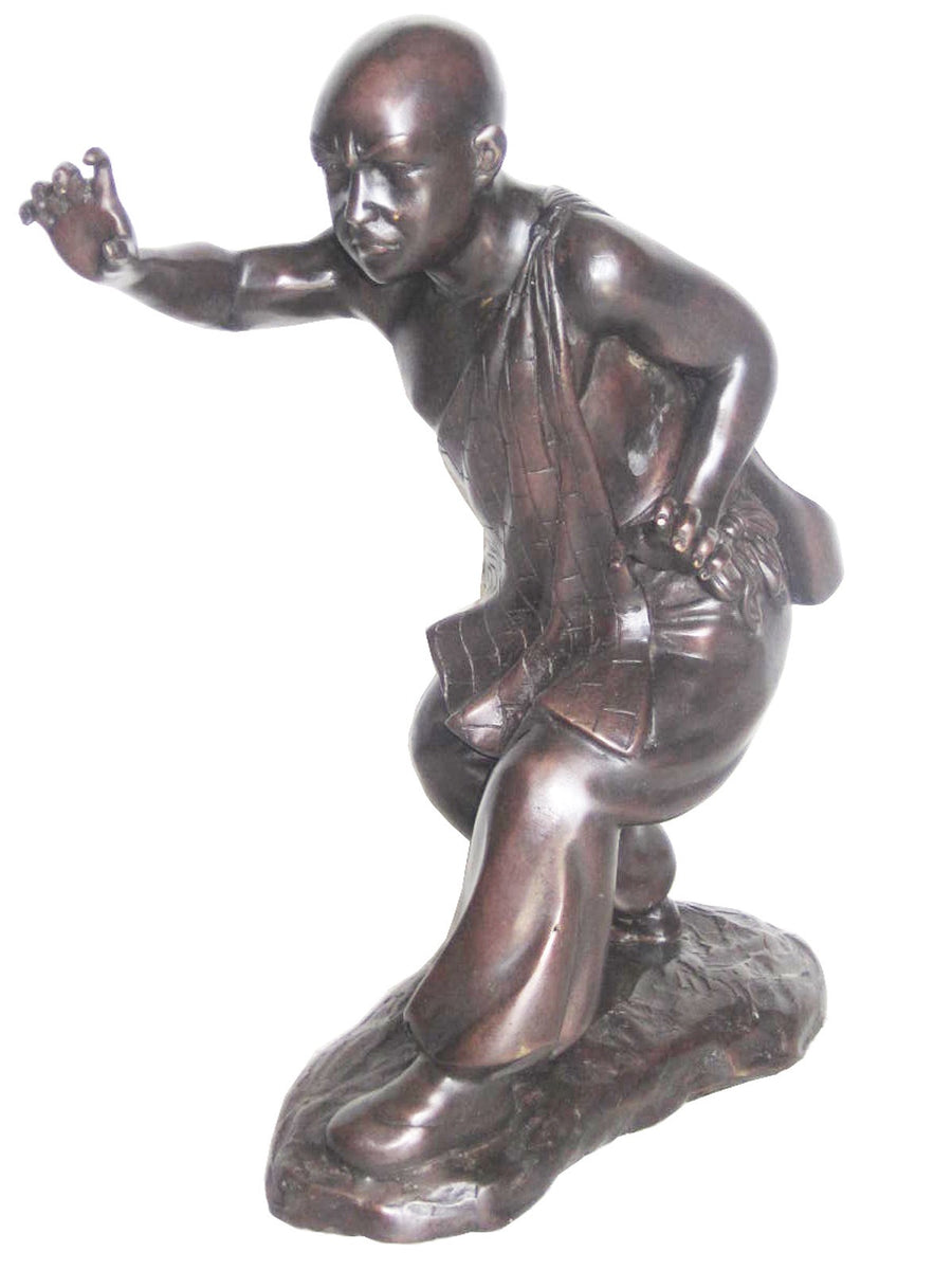 Bronze Chinese Shaolin Monk Kung Fu Statue – timelessbronze.com