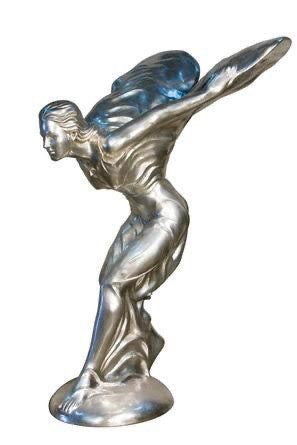 Life Size Spirit of Ecstasy Bronze Statue I – timelessbronze.com