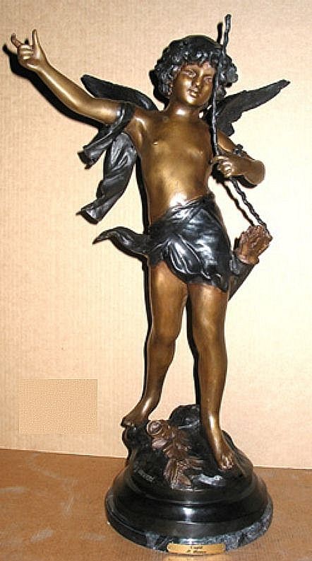 Cupid Roman God of Love Bronze Statue – timelessbronze.com