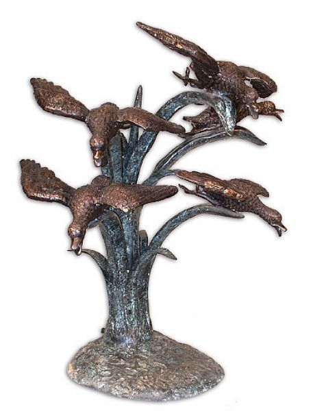Flying Geese Bronze Sculpture - 32”H – timelessbronze.com