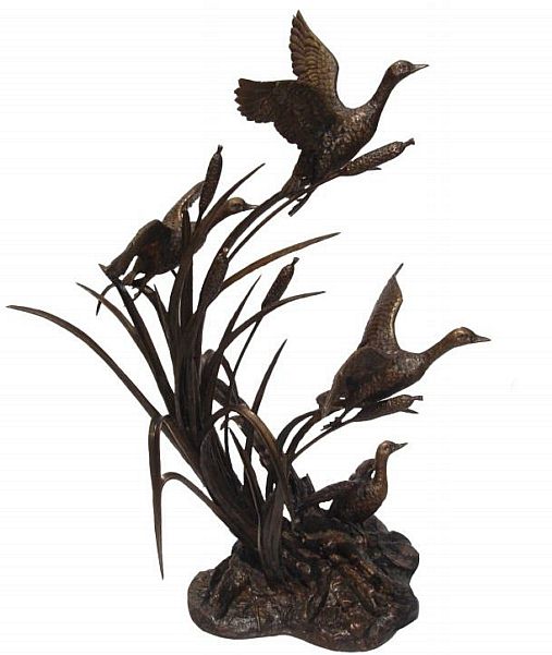Flying Geese Sculpture – timelessbronze.com